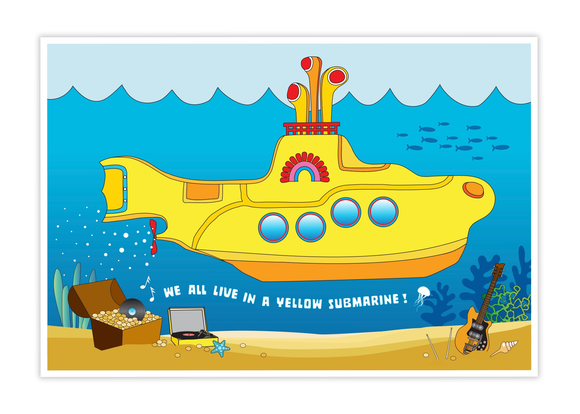 Yellow Submarine Poster